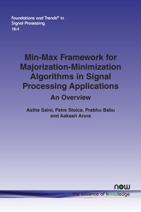 Min Max Framework For Majorization Minimization Algorithms In Signal Processing Applications