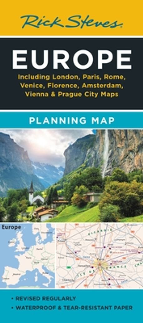 Rick Steves Europe Planning Map | Steves, Rick - 교보문고