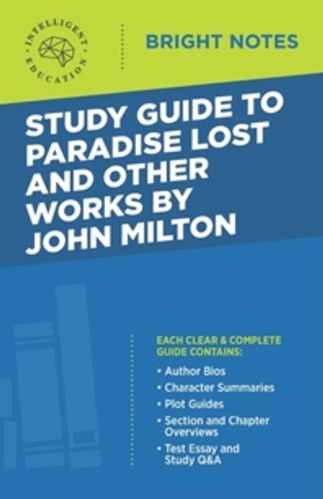 Study Guide to Paradise Lost and Other Works by John Milton ...