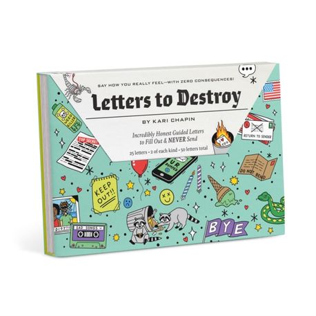 Knock Knock Letters to Destroy Journal | Knock Knock - 교보문고