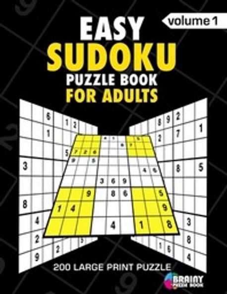 Easy Sudoku Puzzle Book For Adults | Book, Brainy Puzzle - 교보문고