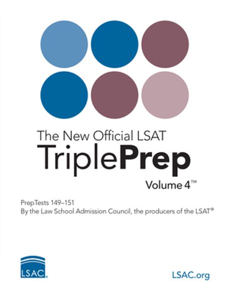 The New Official LSAT Tripleprep Volume 4 | Admission Council, Law ...