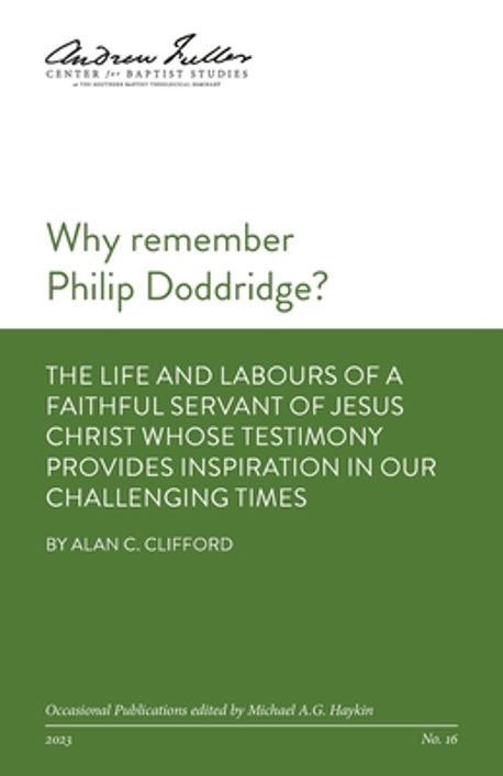 Why remember Philip Doddridge | Clifford, Alan C. - 교보문고