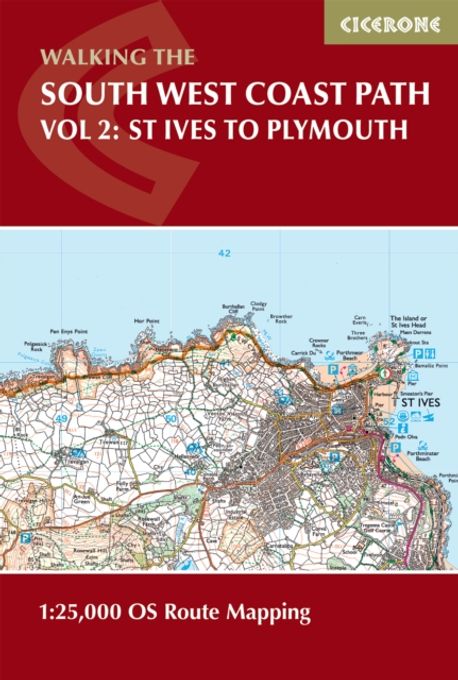 South West Coast Path Map Booklet - Vol 2: St Ives to Plymouth | Paddy ...