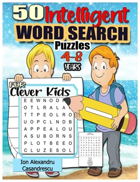 50 Intelligent Word Search Puzzles 4-8 Years for Clever Kids ...