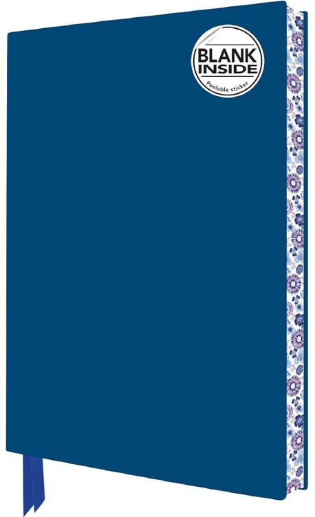Mid Blue Blank Artisan Notebook (Flame Tree Journals) | Flame Tree ...