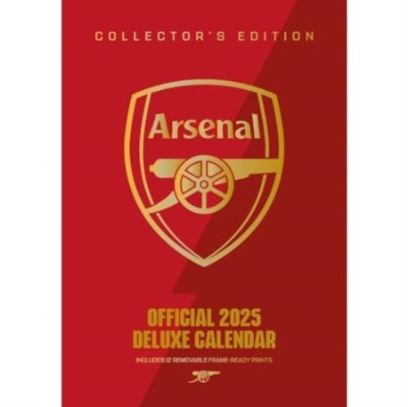 Arsenal FC A3 Deluxe Calendar 2025 | Danilo Promotions Limited - 교보문고