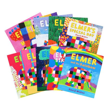 Elmer 10 Book Shrink-Wrap Set | David McKee - 교보문고