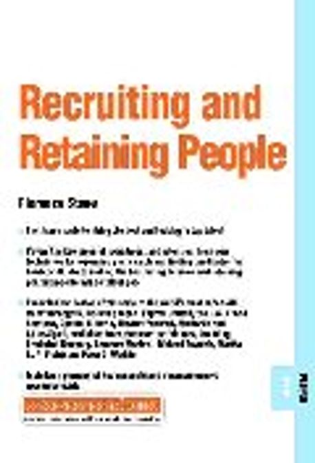 Recruiting and Retaining People | Stone, Florence/ / - 교보문고