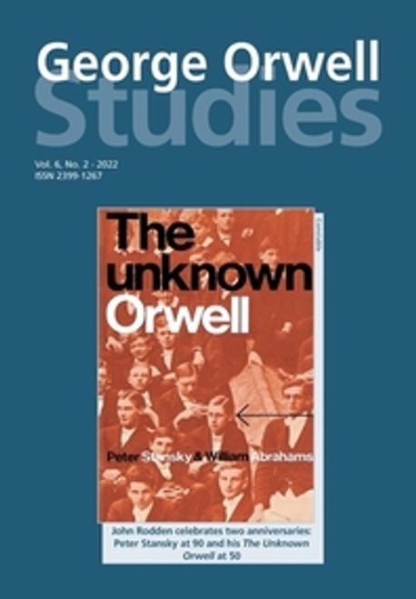 George Orwell Studies Vol.6 No.2 | Keeble, Richard Lance - 교보문고