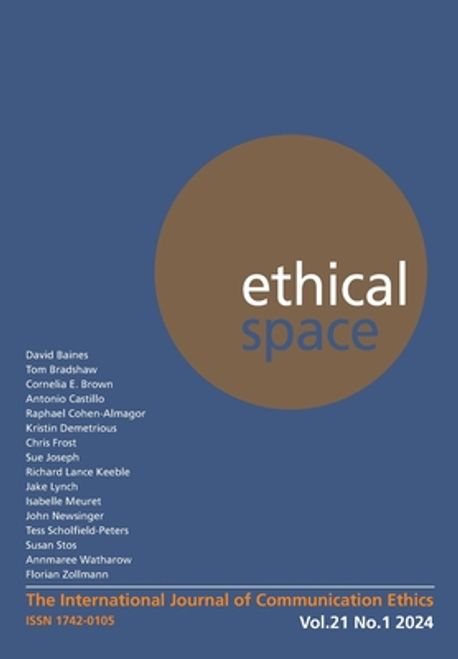 Ethical Space Vol. 21 Issue 1 | Matheson, Donald - 교보문고