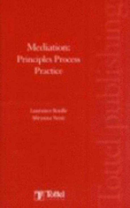 Mediation: Principles, Process and Practice | Tottel - 교보문고