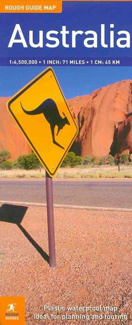 The Rough Guide to Australia Map | Rough Guides (EDT) - 교보문고