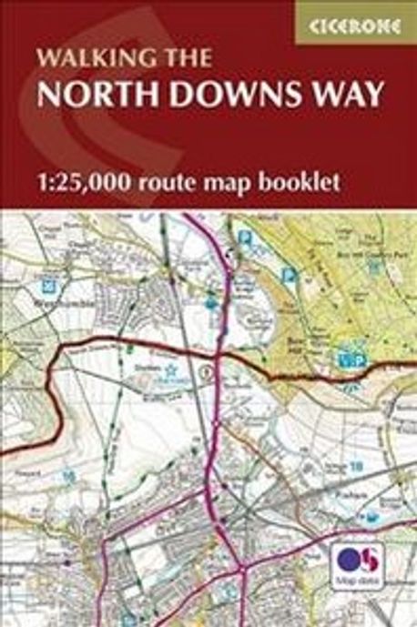 North Downs Way Map Booklet | Kev Reynolds - 교보문고