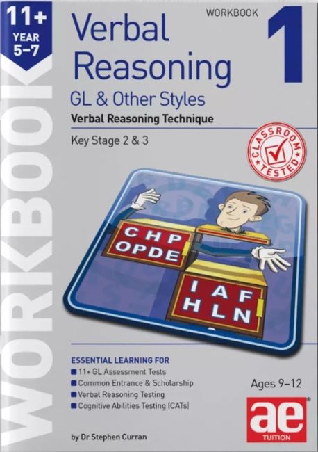 11+ Verbal Reasoning Year 5-7 GL & Other Styles Workbook 1 | Dr Stephen ...