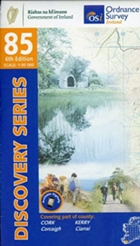 DISCOVERY MAP 85 CORK KERRY | Ordnance Survey Ireland - 교보문고