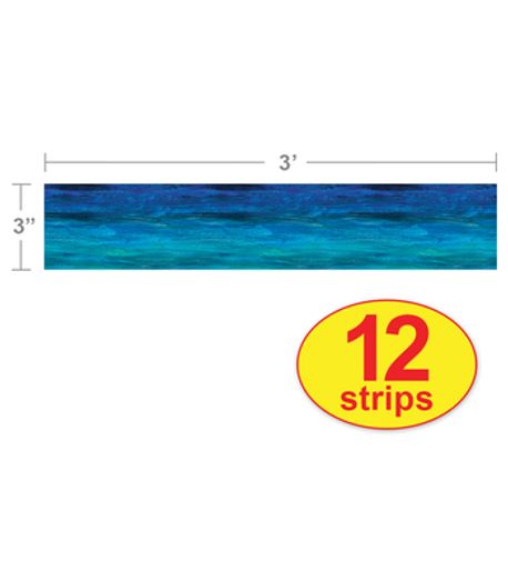 The World of Eric Carle Shades of Blue Straight Bulletin Board Borders ...
