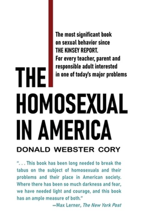 The Homosexual in America | Cory, Donald Webster - 교보문고