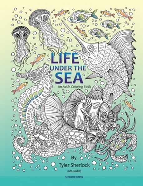 Life Under the Sea (Left handed coloring book) | Harrington, Susan L ...