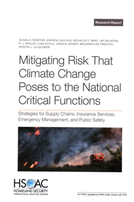 Mitigating Risk That Climate Change Poses to the National Critical ...