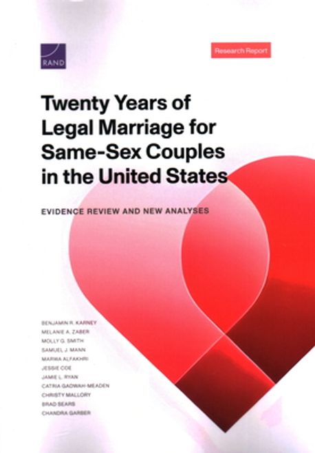 Twenty Years of Legal Marriage for Same-Sex Couples in the United ...