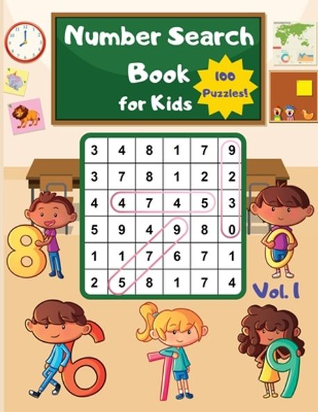 Number Search Book for Kids | Small Digit Publishing - 교보문고