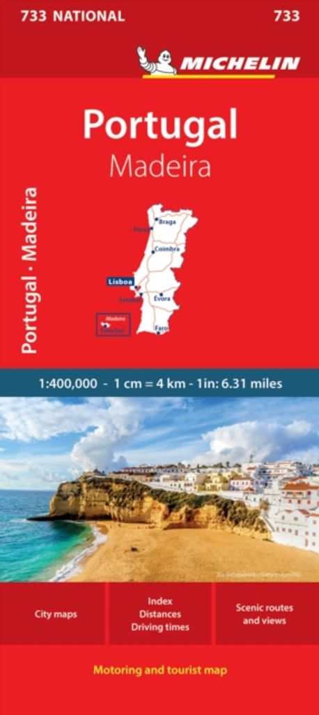 Michelin Portugal, Madeira Road and Tourist Map | Michelin - 교보문고