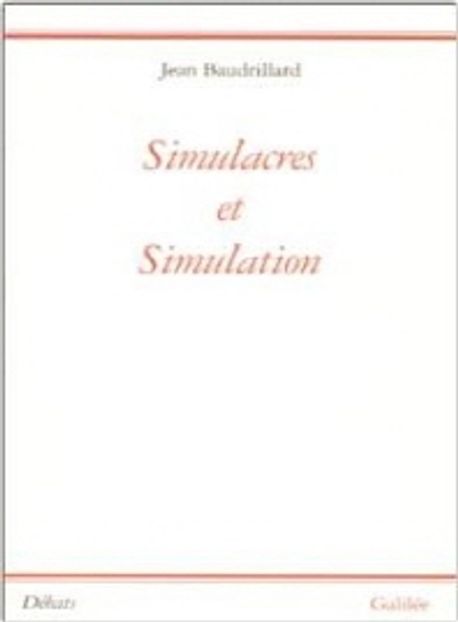 Simulacres et simulation | Jean Baudrillard - 교보문고