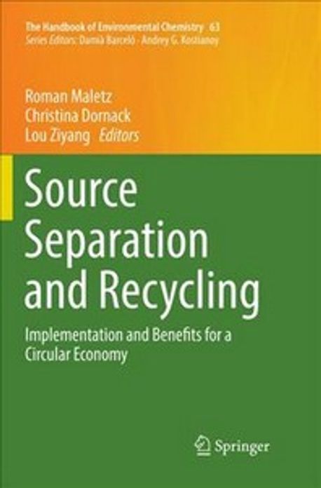 Source Separation and Recycling | Maletz, Roman - 교보문고