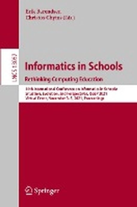 Informatics in Schools. Rethinking Computing Education | Chytas ...