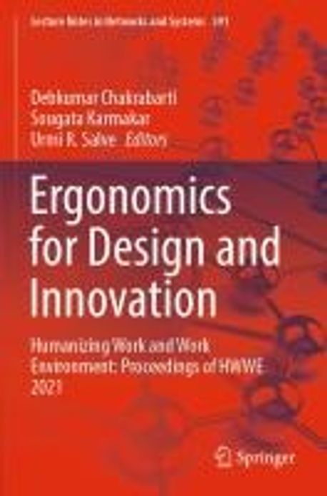 Ergonomics for Design and Innovation | Chakrabarti, Debkumar - 교보문고