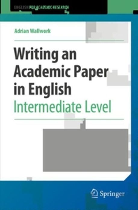Writing an Academic Paper in English | Adrian Wallwork - 교보문고