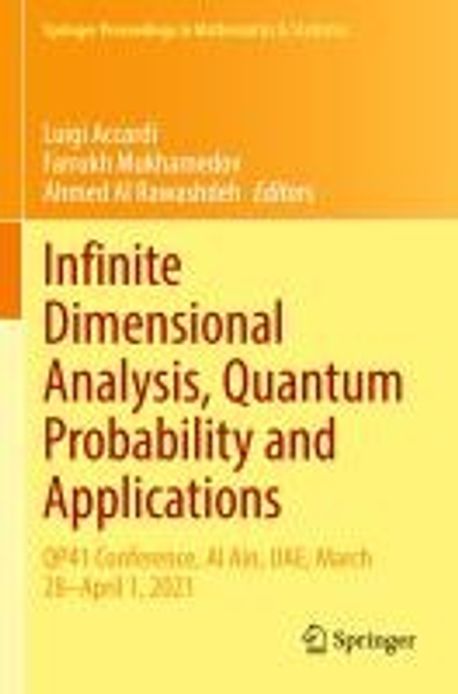 Infinite Dimensional Analysis, Quantum Probability and Applications | Accardi, Luigi - 교보문고