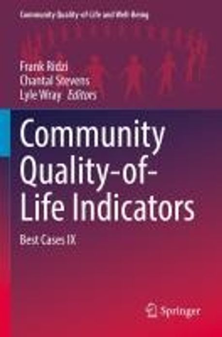 Community Quality-Of-Life Indicators | Ridzi, Frank - 교보문고