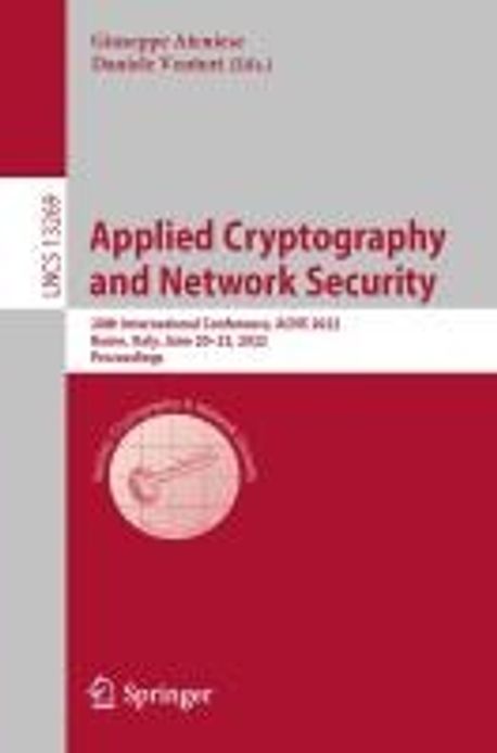 Applied Cryptography and Network Security | Venturi, Daniele - 교보문고