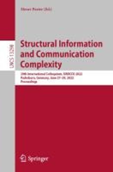 Structural Information and Communication Complexity | Parter, Merav - 교보문고