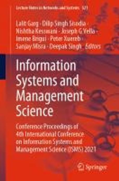 Information Systems and Management Science | Garg, Lalit - 교보문고