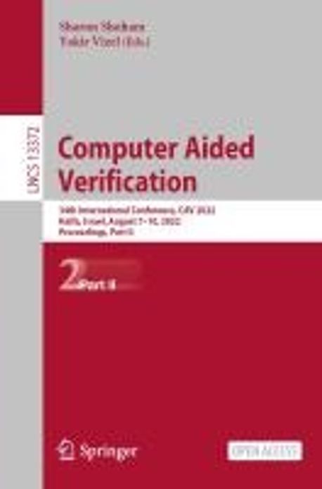 Computer Aided Verification | Vizel, Yakir - 교보문고