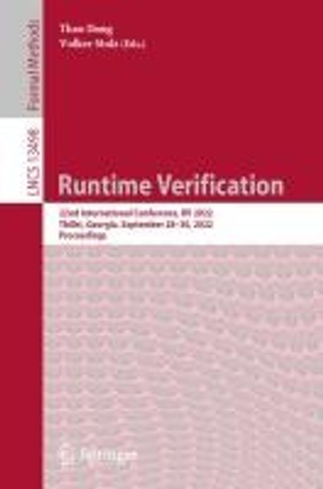 Runtime Verification | Stolz, Volker - 교보문고