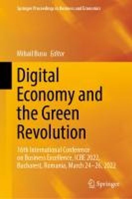 Digital Economy and the Green Revolution | Busu, Mihail - 교보문고