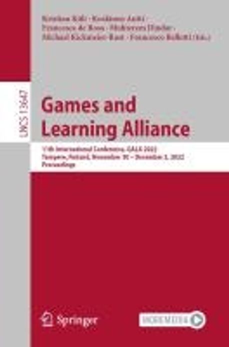 Games and Learning Alliance | Kiili, Kristian - 교보문고