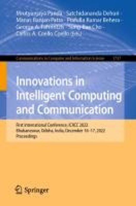 Innovations in Intelligent Computing and Communication | Panda ...