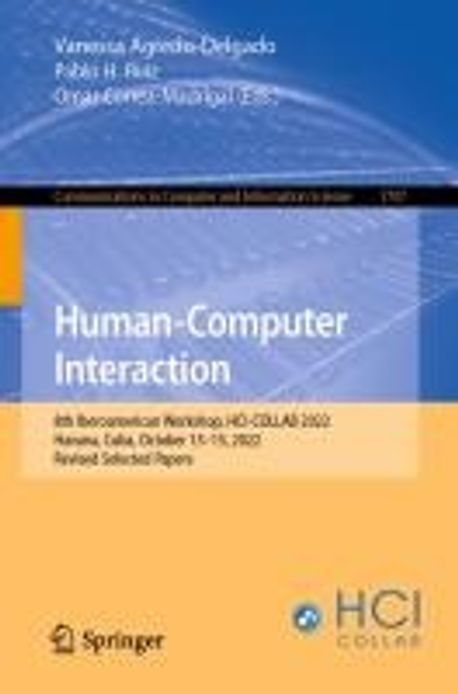 Human-Computer Interaction | Agredo-Delgado, Vanessa - 교보문고