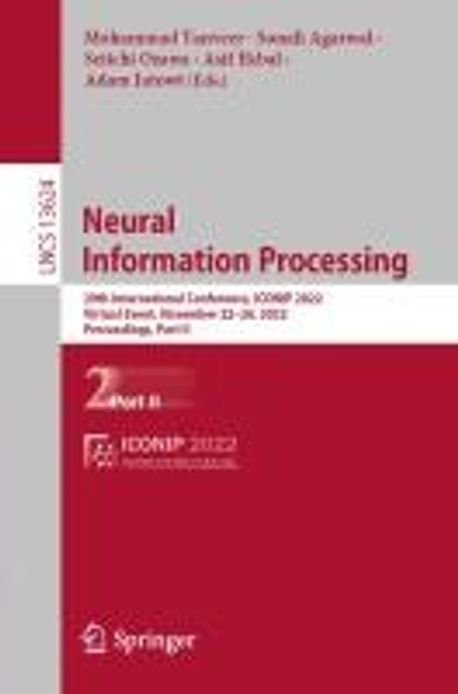 Neural Information Processing | Tanveer, Mohammad - 교보문고