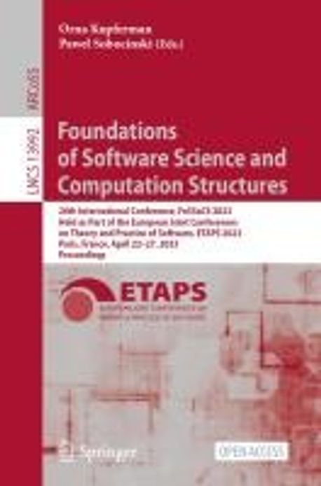 Foundations of Software Science and Computation Structures | Sobocinski, Pawel - 교보문고