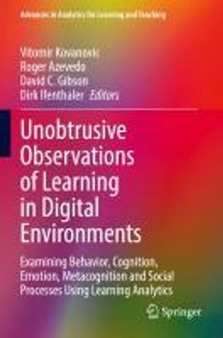 Unobtrusive Observations of Learning in Digital Environments ...