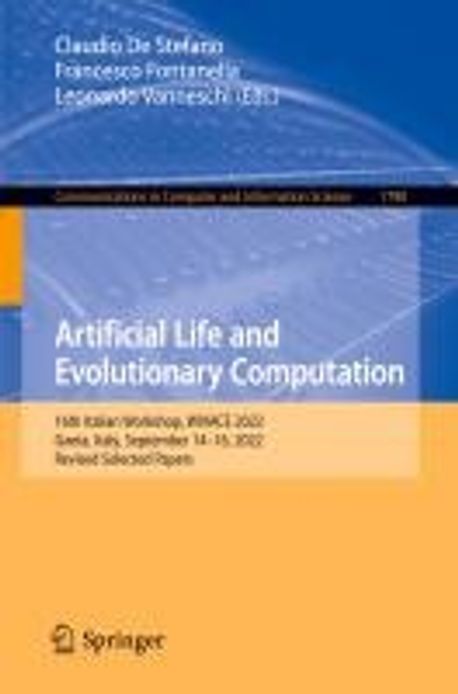 Artificial Life and Evolutionary Computation | de Stefano, Claudio - 교보문고
