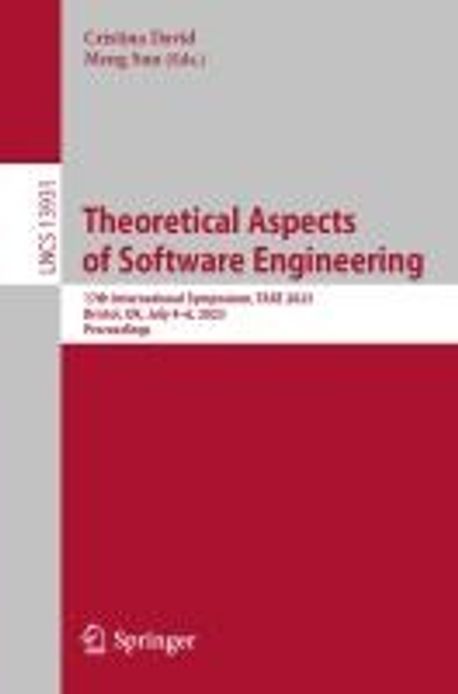 Theoretical Aspects of Software Engineering | Sun, Meng - 교보문고