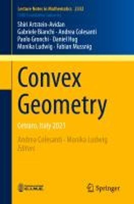 Convex Geometry | Artstein-Avidan, Shiri - 교보문고