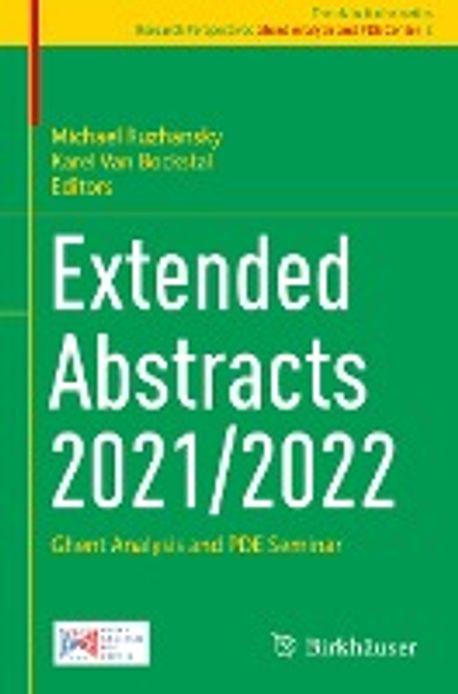Extended Abstracts 2021/2022 | Ruzhansky, Michael - 교보문고